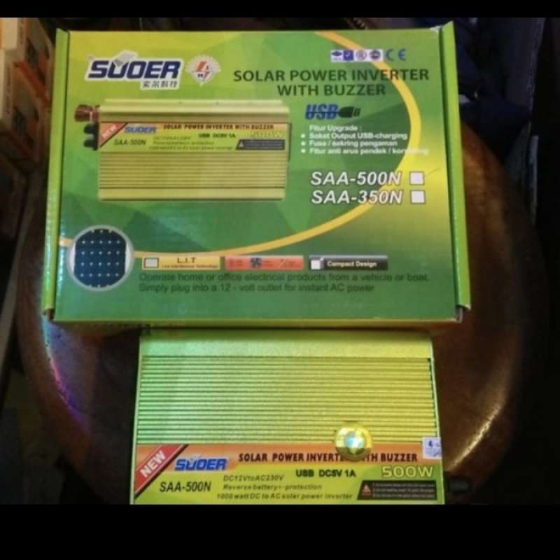 Jual Power Inverter Souer 500w Dc To Ac 12v To 220v Saa-500w Inverter ...