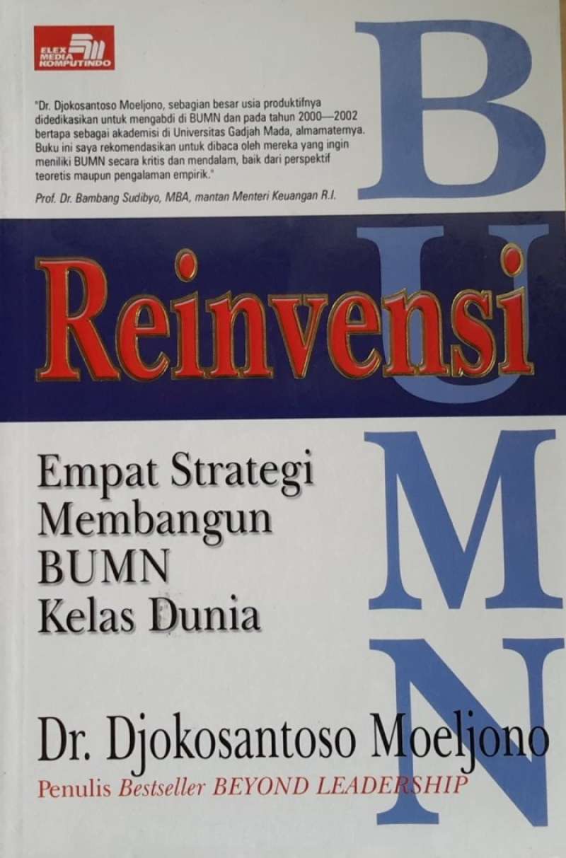 Promo Buku Reinvensi Bumn: Empat Strategi Membangun Bumn Kelas Dunia Diskon 23% Di Seller Zawaru ...
