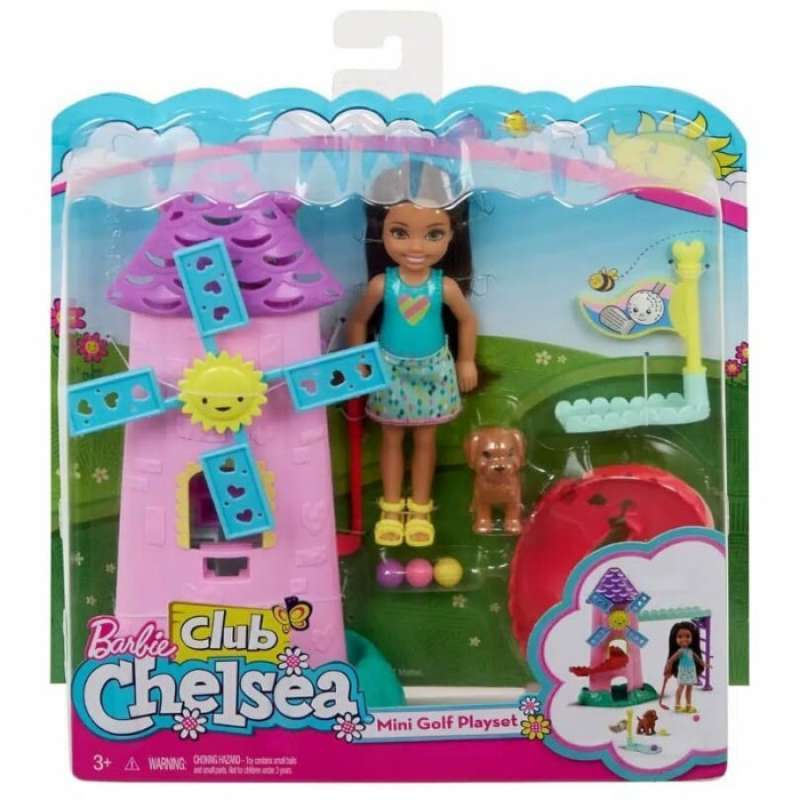 Promo Barbie Club Chelsea Mini Golf Playset Mainan Anak Perempuan Dog ...