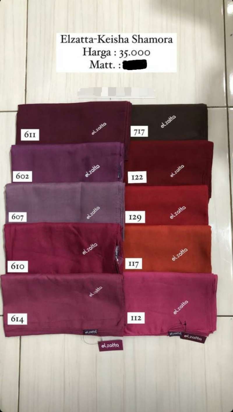 Jual Elzatta Hijab Keisha Shamora Segi Empat Elzatta Di Seller Raindrop ...