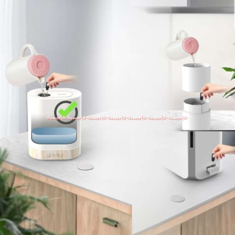 Jual Ultransmit 1.8l Diffuser Aromaterapi Ultrasonic Warna Putih White ...