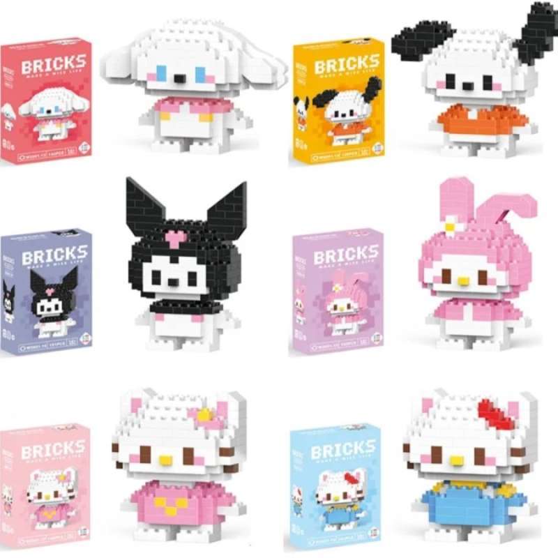 Promo Lovely- Brick Cinnamoroll Kuromi Sanrio Murah - Mel 145pc Diskon ...