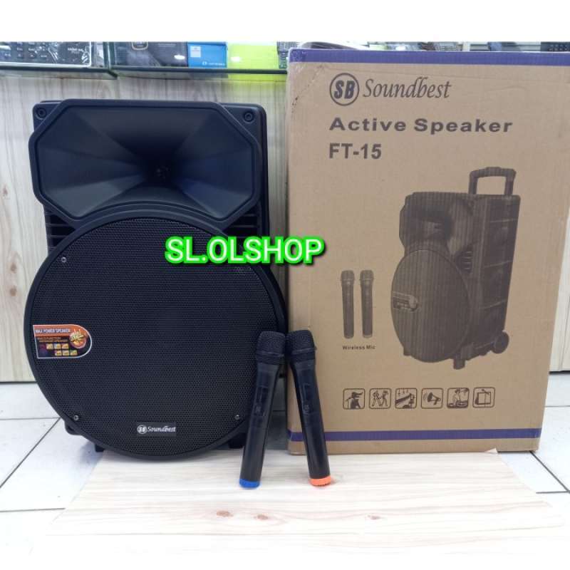 Promo Spaker Portabel Metting Wireless Soundbest Ft~15 Original 15 Ft15 ...