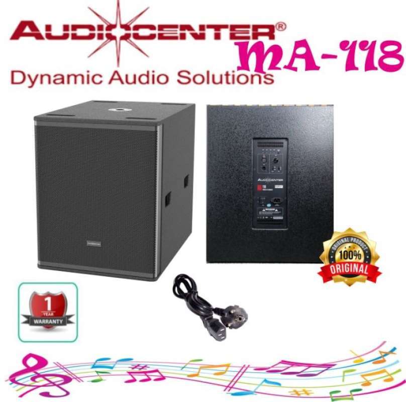 Promo Audiocenter Ma118 18-inch Subwoofer Audiocenter Aktif Ma-118 ...