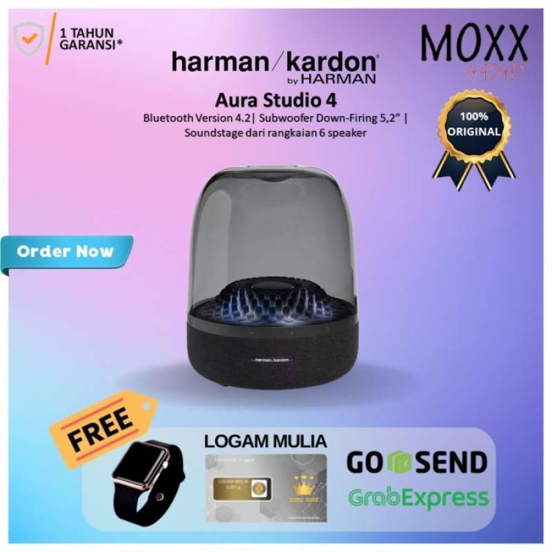 Promo Harman Kardon Aura Studio 4 Bluetooth Wireless Speaker Diskon 23% ...