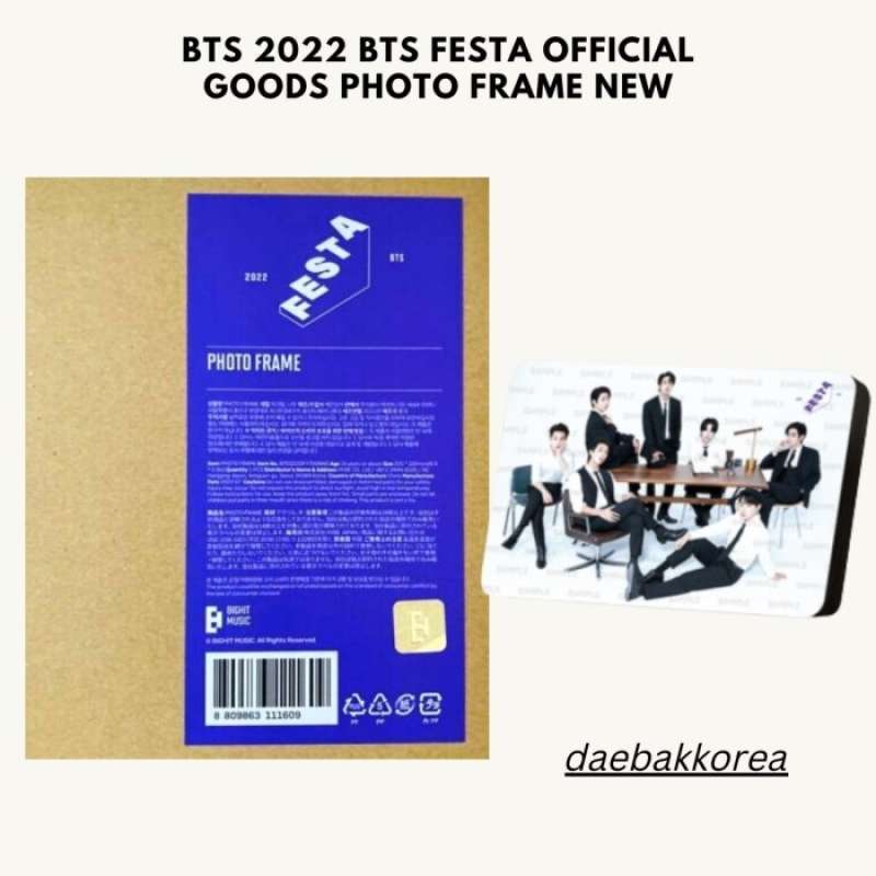 Promo Original Bts [2022 Festa] Photo Frame Big Hit (ready Stok) Diskon ...