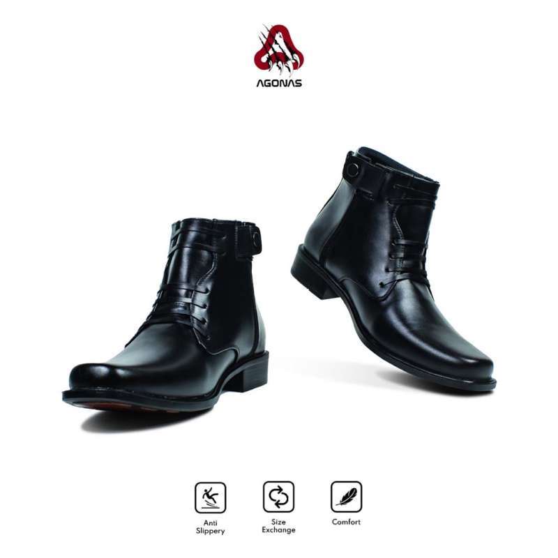 Promo Bossindo - Sepatu Pdh Formal Model Phobelack Warna Hitam Doff ...
