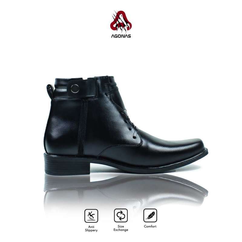 Promo Bossindo - Sepatu Pdh Formal Model Phobelack Warna Hitam Doff ...