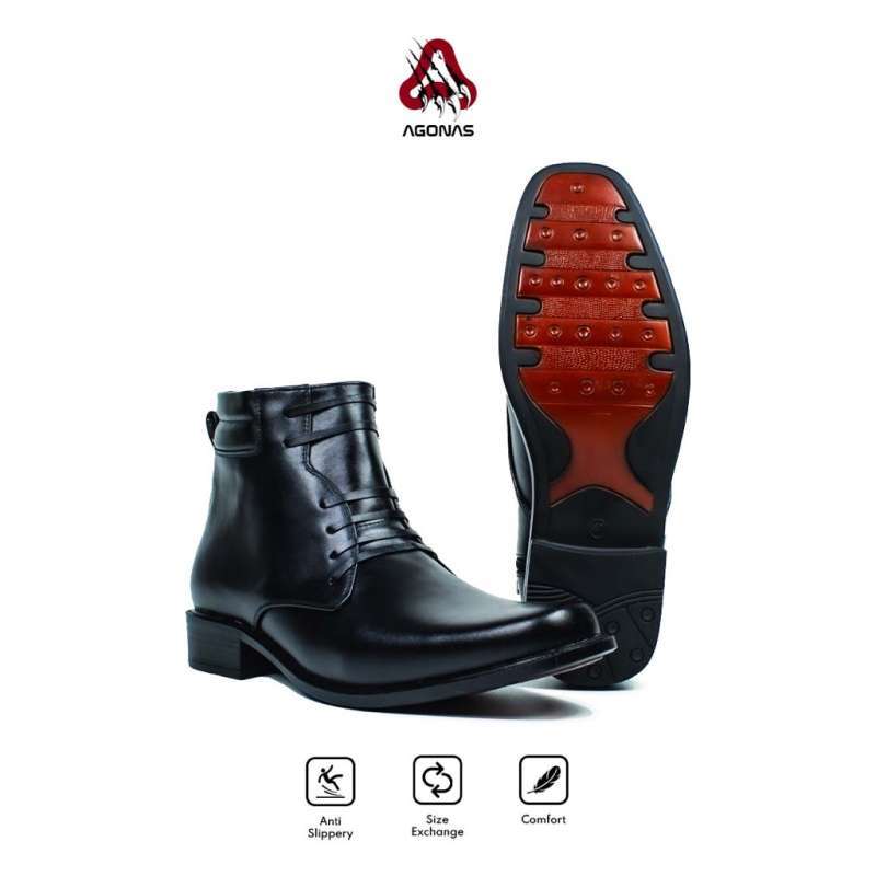 Promo Bossindo - Sepatu Pdh Formal Model Phobelack Warna Hitam Doff ...