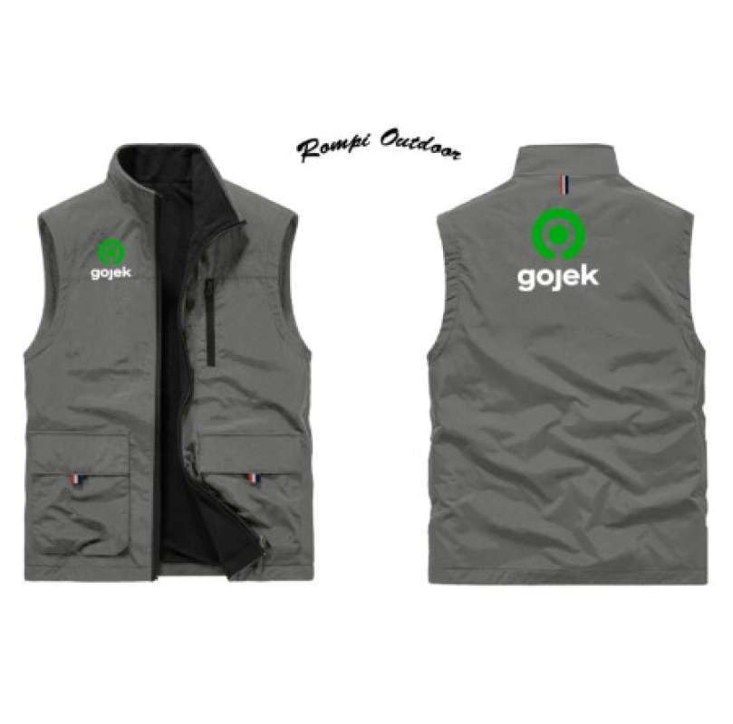 Promo Jaket Rompi Pria Gojek Go Jek Online Terbaru 2024 Keren Bisa ...
