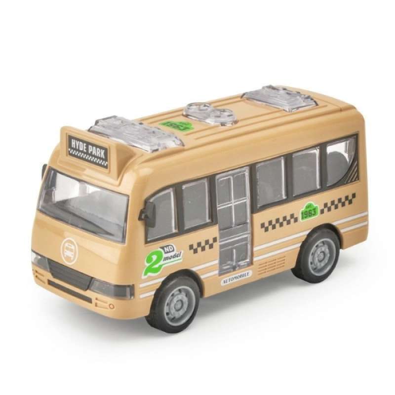 Promo Mainan Mobil Anak-anak Miniatur Bus Klasik Sekolah Simulasi Pintu ...