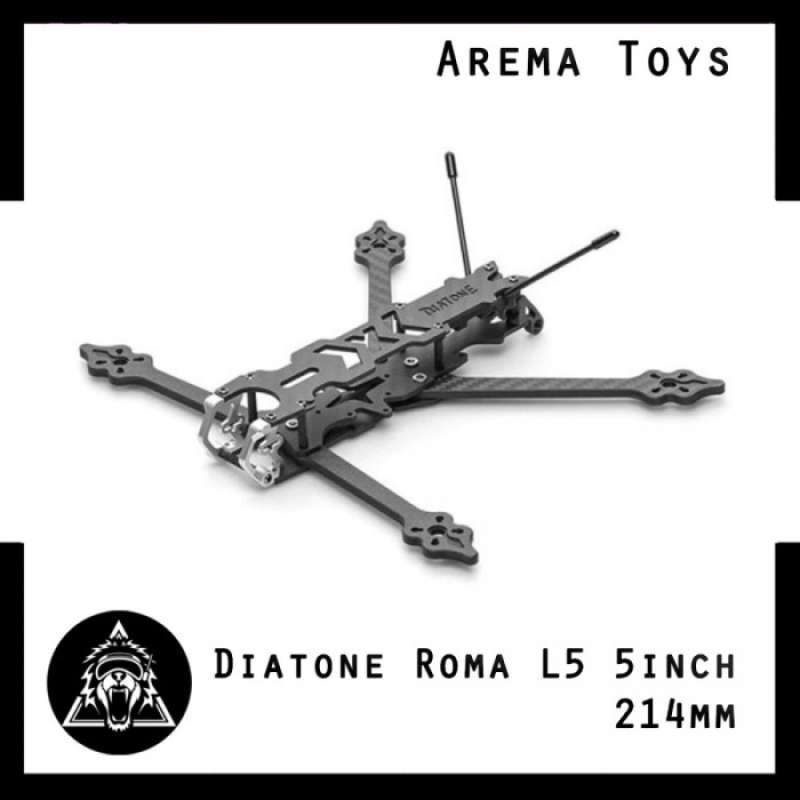 Jual Diatone Roma L5 5inch 214mm Lr Long Range Carbon Frame Kit 5 Inch ...