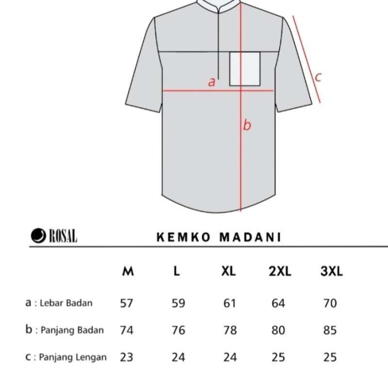 Promo O.r.ig.in.al-baju Koko Pria Lengan Pendek/kemko Madani/baju Koko ...