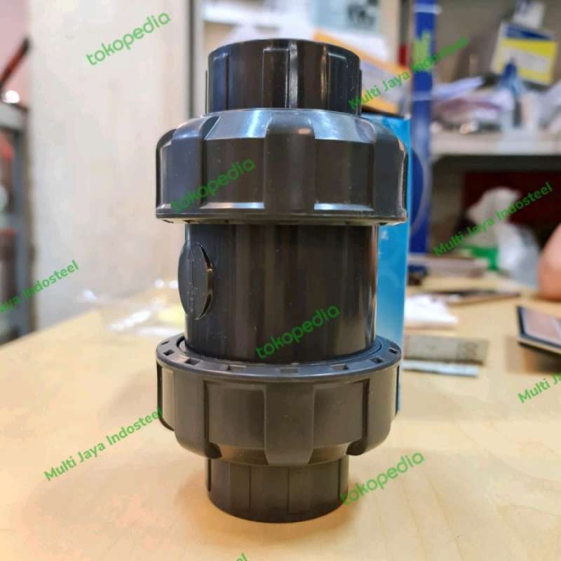 Promo Ball Check Valve Pvc 1 1/2 Inch Dn40 / Ball Check Double Union ...
