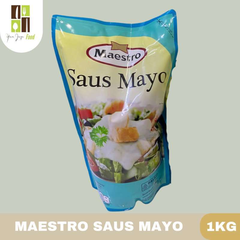 Jual Maestro Saus Mayo / Sauce Mayonaise / Mayonais / Kemasan 1kg/500g ...