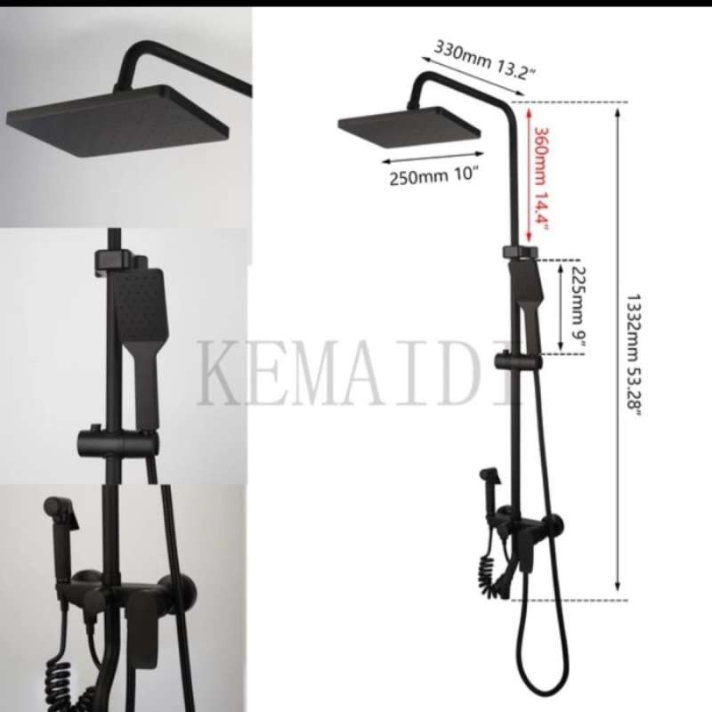 Promo Shower Column Set Keran Panas Dingin/tiang Shower Mandi 1 Set Komplit Diskon 23% Di Seller ...