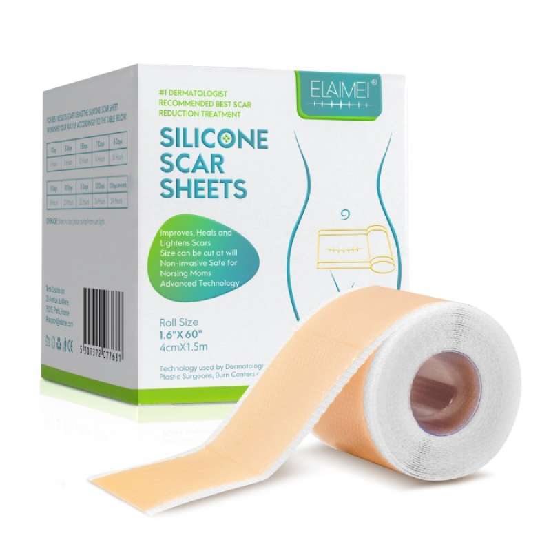 Jual Silicone Scar Sheets Tape Plester Silikon Penghilang Bekas Luka ...