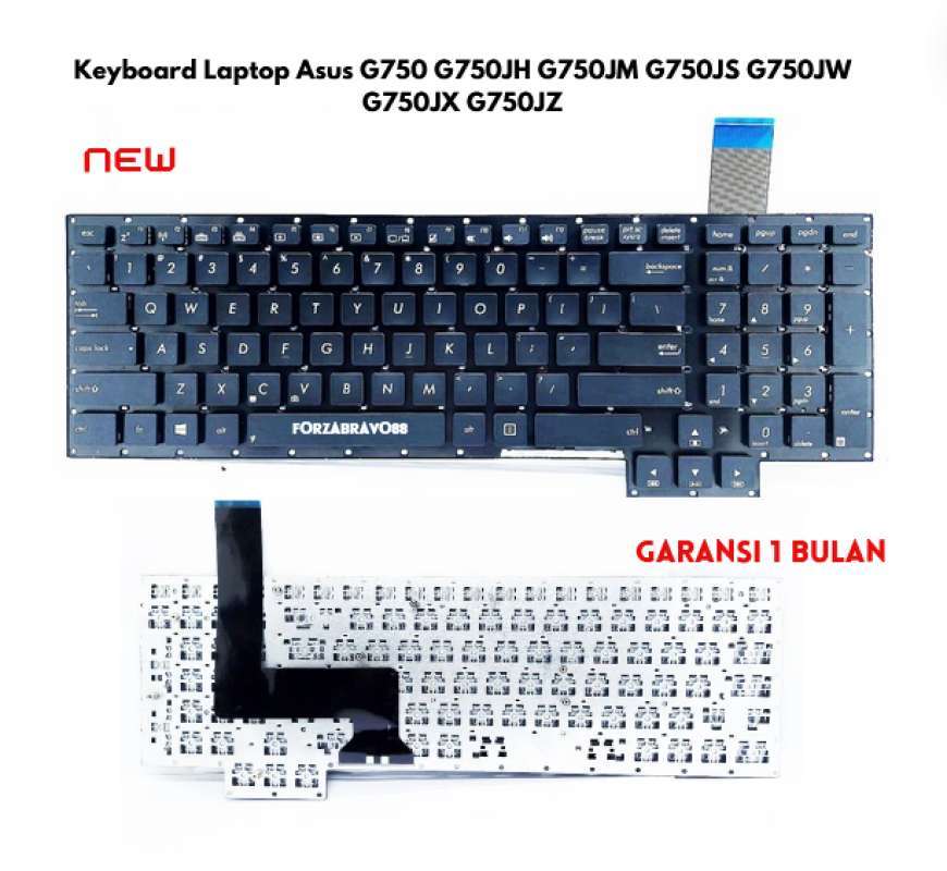 Jual Keyboard Laptop Asus G750 G750jh G750jm G750js G750jw G750jx ...