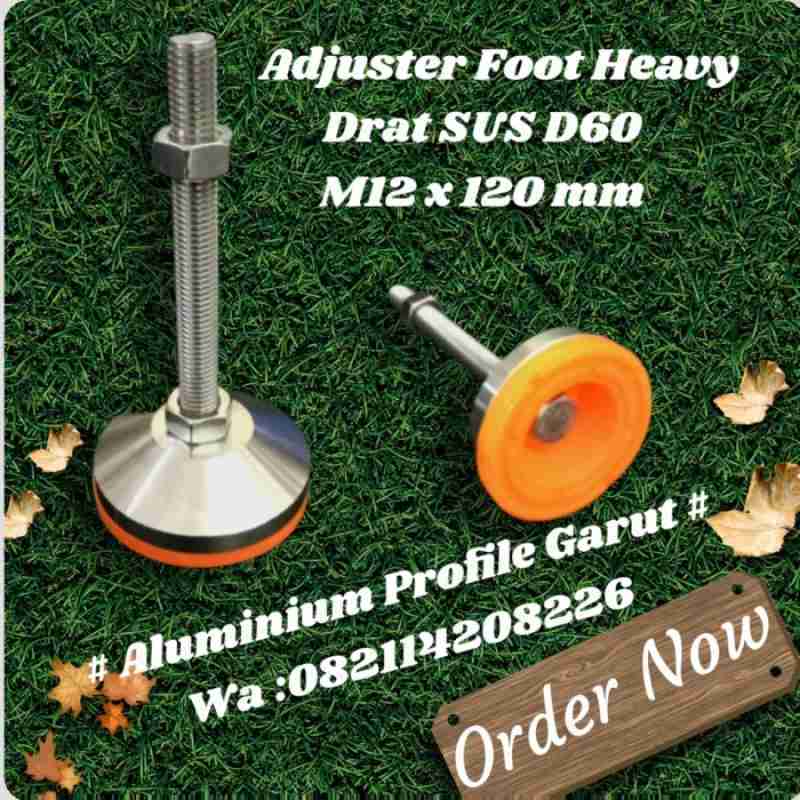 Promo Kaki Meja, Kaki Mesin Stainless/adjuster Foot M12 X 120 Sus ...