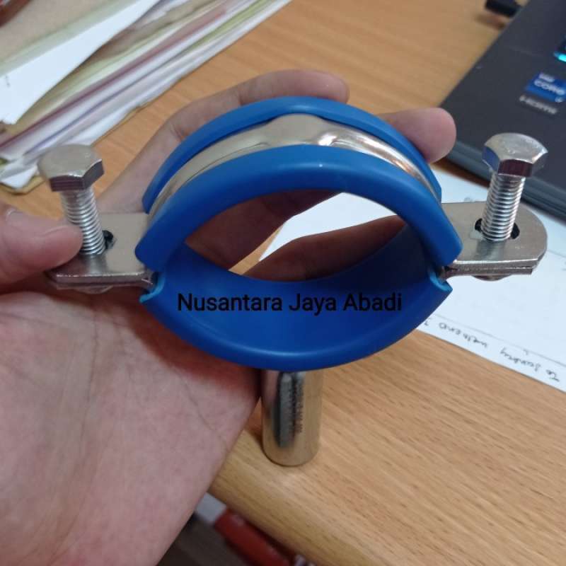 Promo Clamp Pipa Holder Sanitary 304 2 1/2 Inchi 63 Mm Support Hanger ...