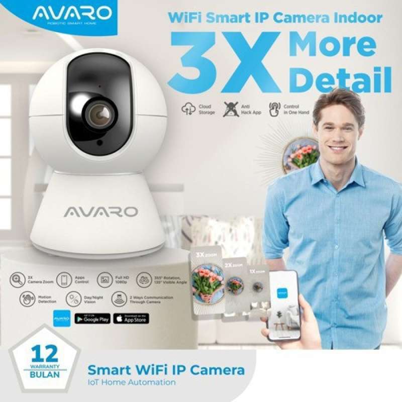 Promo Cctv Avaro Wifi Camera Ip Cam / Camera Cctv Avaro Robot 360 ...