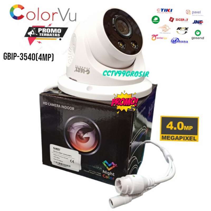 Promo Glenz Ip Cam 4mp Indoor Gbip 3540 Cctv Camera Night Color Tech Diskon 23% Di Seller ...