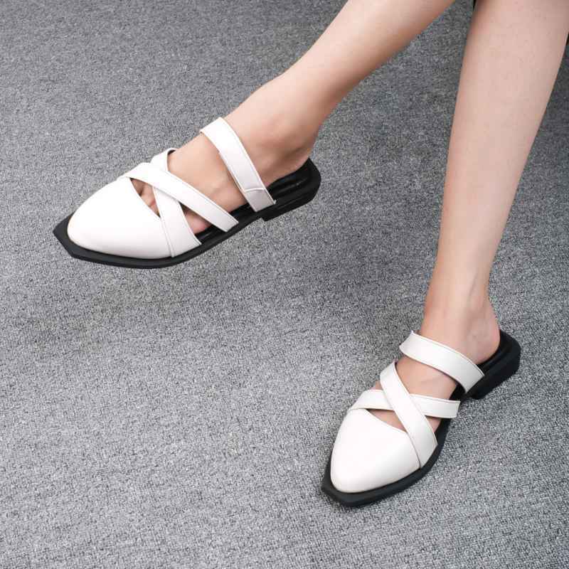 Promo Audy Jakarta Series White Mules Wanita - 40 Diskon 27% Di Seller ...