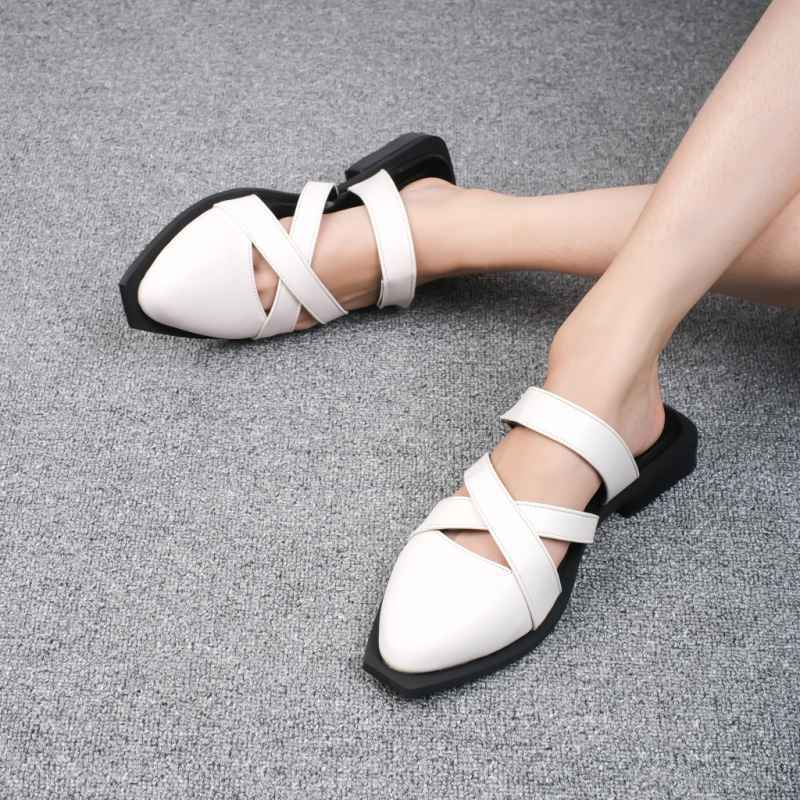 Promo Audy Jakarta Series White Mules Wanita - 40 Diskon 27% Di Seller ...