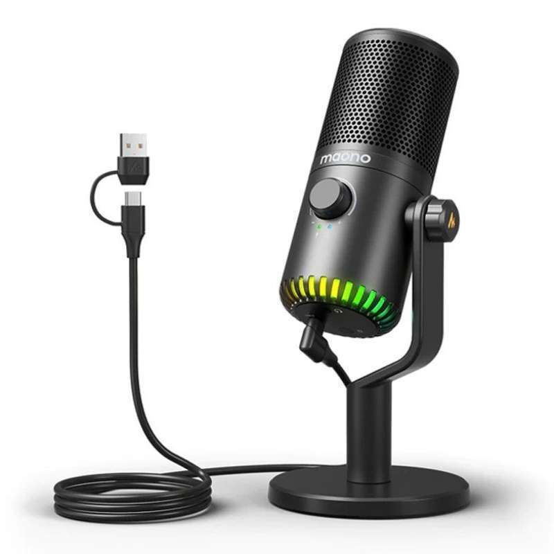 Jual Maono Au-dm30 Rgb Programmable Gaming Usb Microphone Dm-30 Mic Di ...