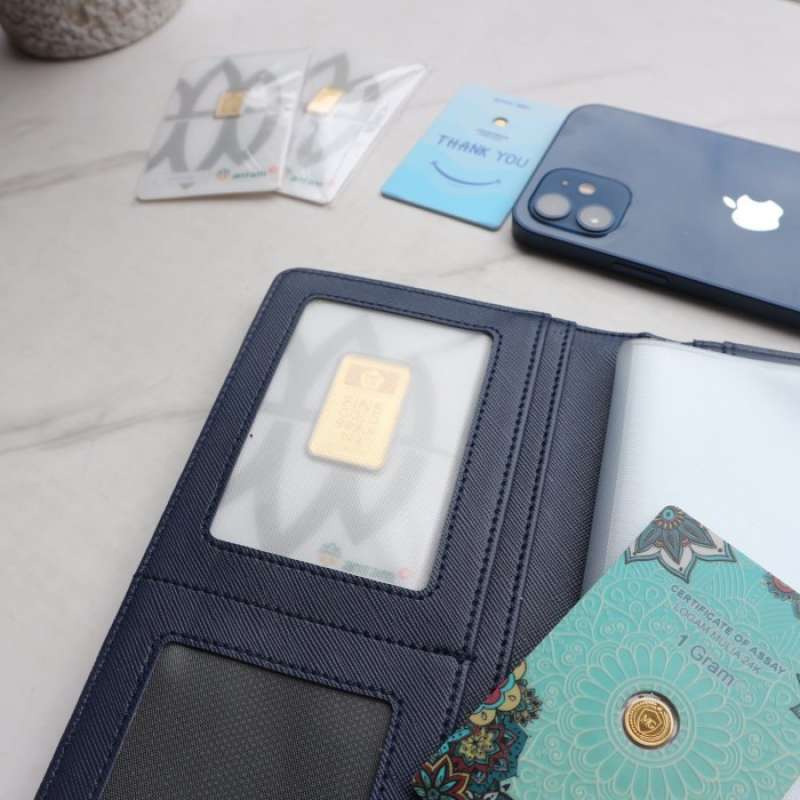 Jual Dompet Antam Card Holder Antam Retro Logam Mulia Yumeproject ...