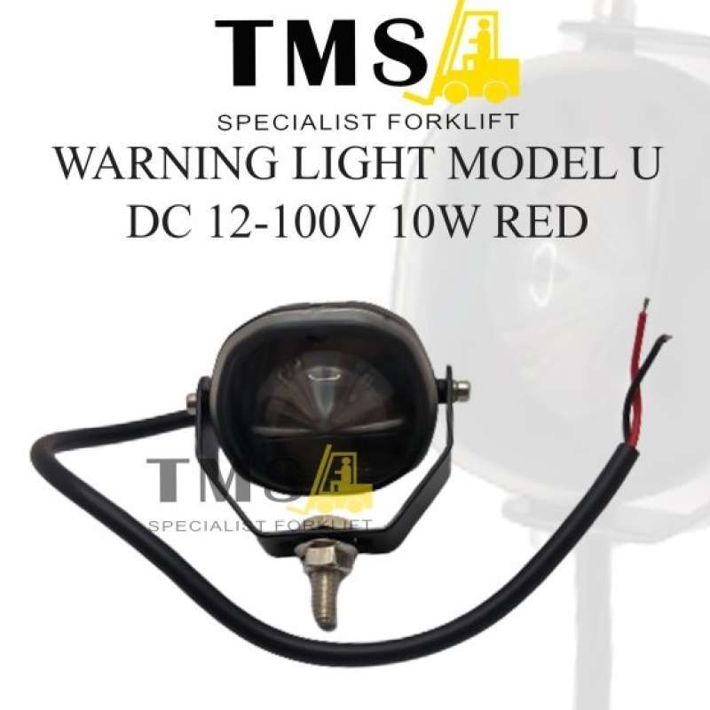Promo Warning Light Model U Dc12-100v 10w Red Lampu Safety Merah Diskon ...