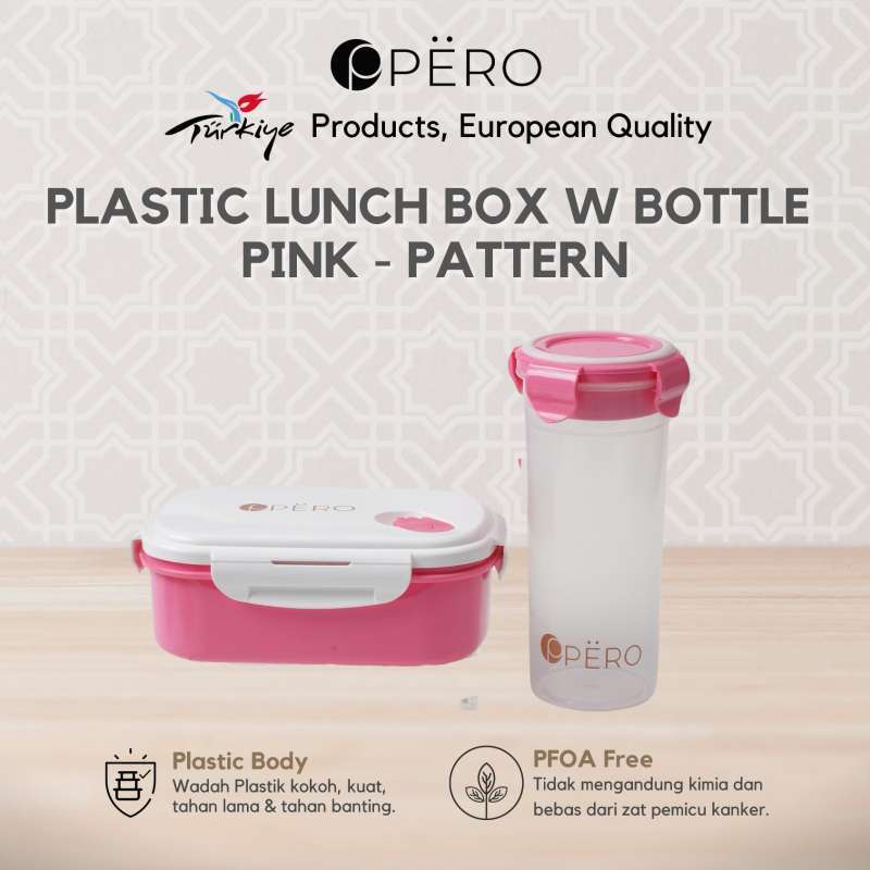 Promo Pero Kids Molly Lunch Box 950ml Set With Clear Bottle 650ml ...