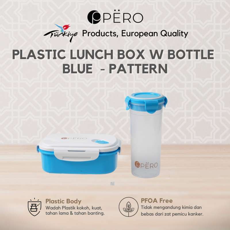 Promo Pero Kids Molly Lunch Box 950ml Set With Clear Bottle 650ml ...
