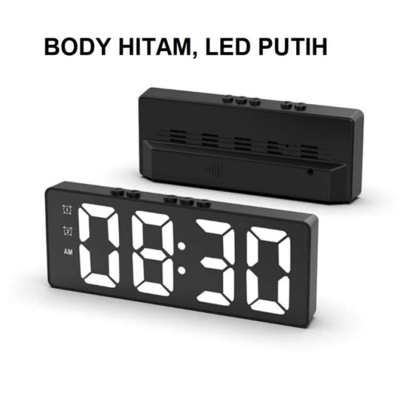 Jual Jam Meja Digital Led (angka Jumbo) Smart Alarm Clock Minimalis ...