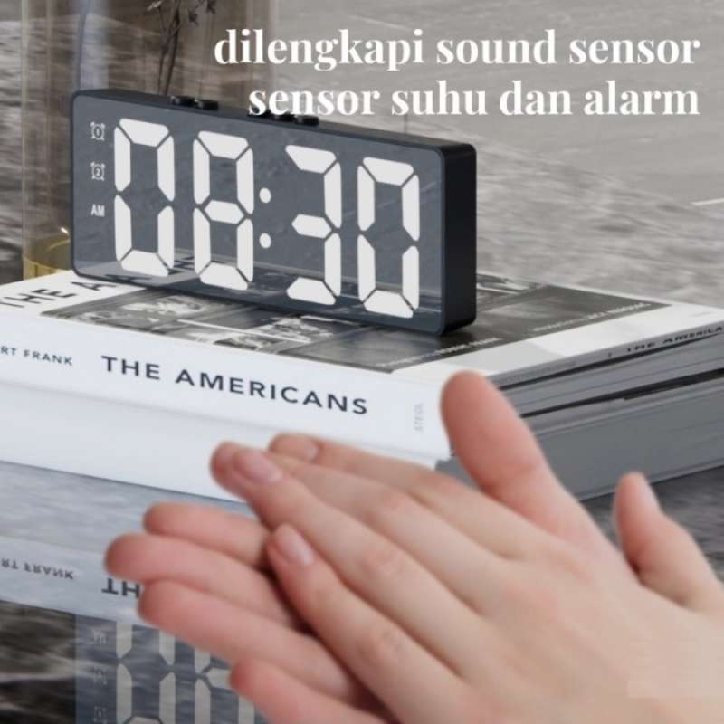 Jual Jam Meja Digital Led (angka Jumbo) Smart Alarm Clock Minimalis ...