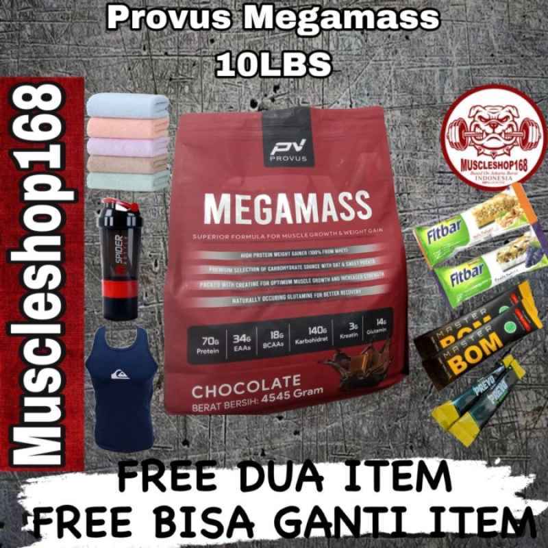 Promo Provus Mega Mass 10 Lbs Weigh Mass Gainer Diskon 33% Di Seller ...