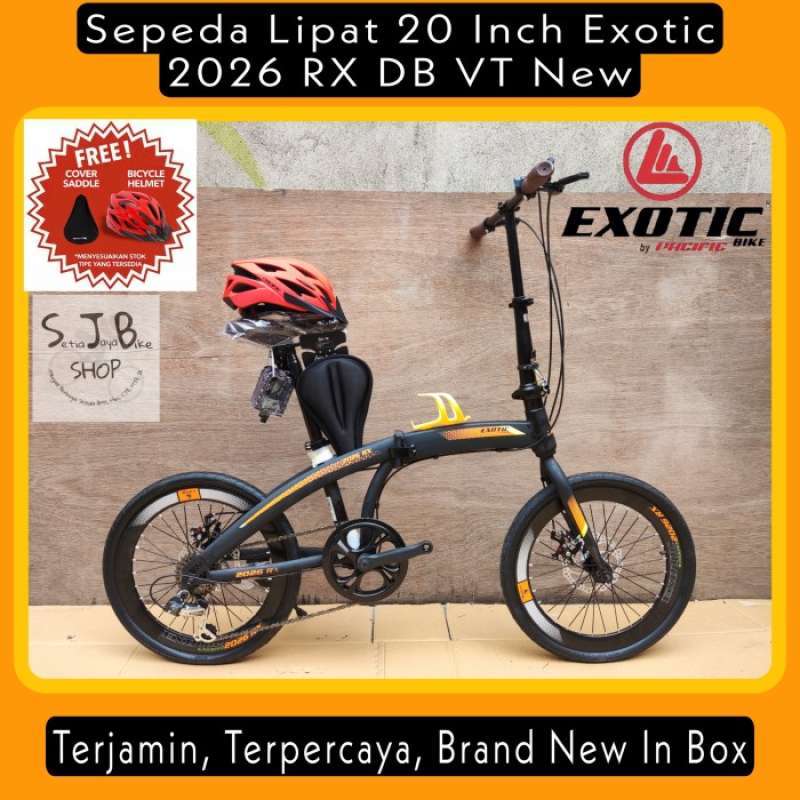 Promo Sepeda Lipat 20 Inch Exotic 2026 Rx Db Vt New Free Helm,cover ...