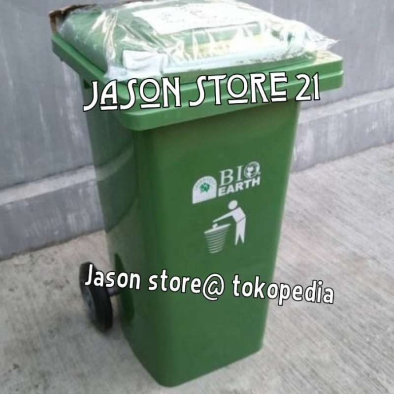 Promo Tempat Sampah 100 Liter Green Leaf/tong Sampah Green Leaf 2310 (2 ...