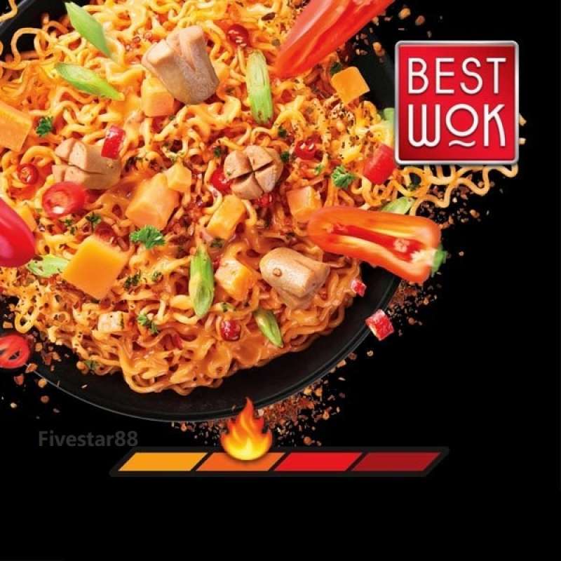Promo Mie Best Wok Korean Spicy Cheese Flavour Mie Goreng Instant Keju ...