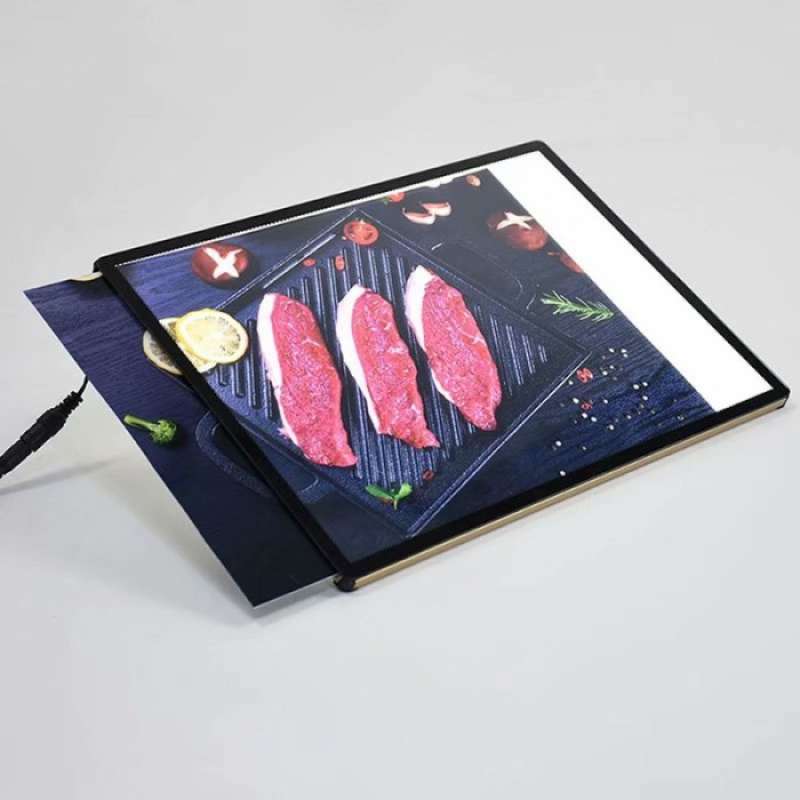 Jual Free Standing Light Box / Neon Box Menu / Slim Light Box Portable ...