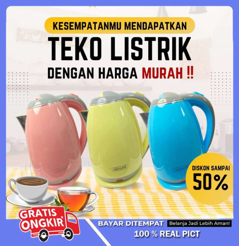 Jual Electric Kettle | Teko Listrik 2 Liter Luna Life Di Seller Circlet ...