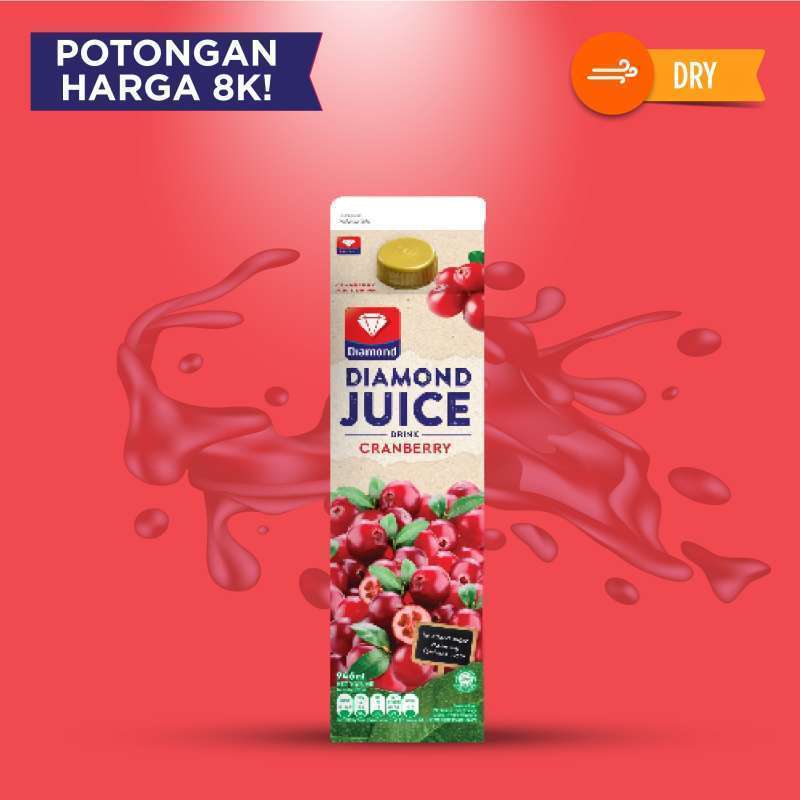 Promo Diamond Juice Cranberry Unsweet 946 Ml Diskon 21% Di Seller ...
