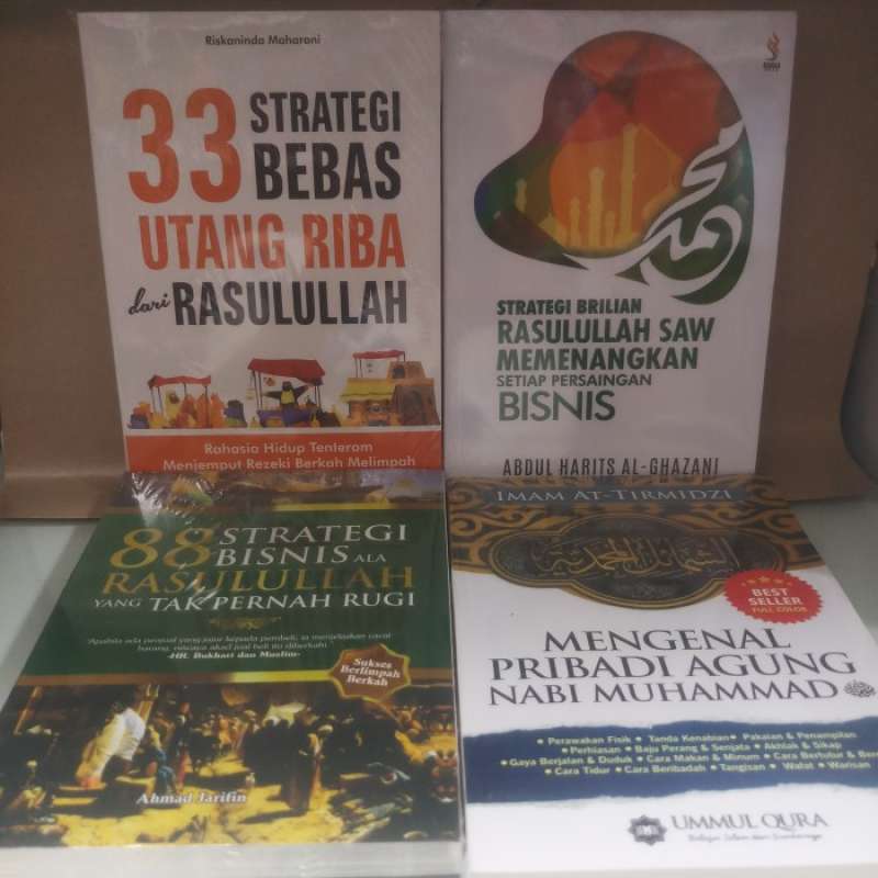 Promo Ori Paket 4 Buku 33 Strategi Bebas Utang Riba Dari Rasulullah ...
