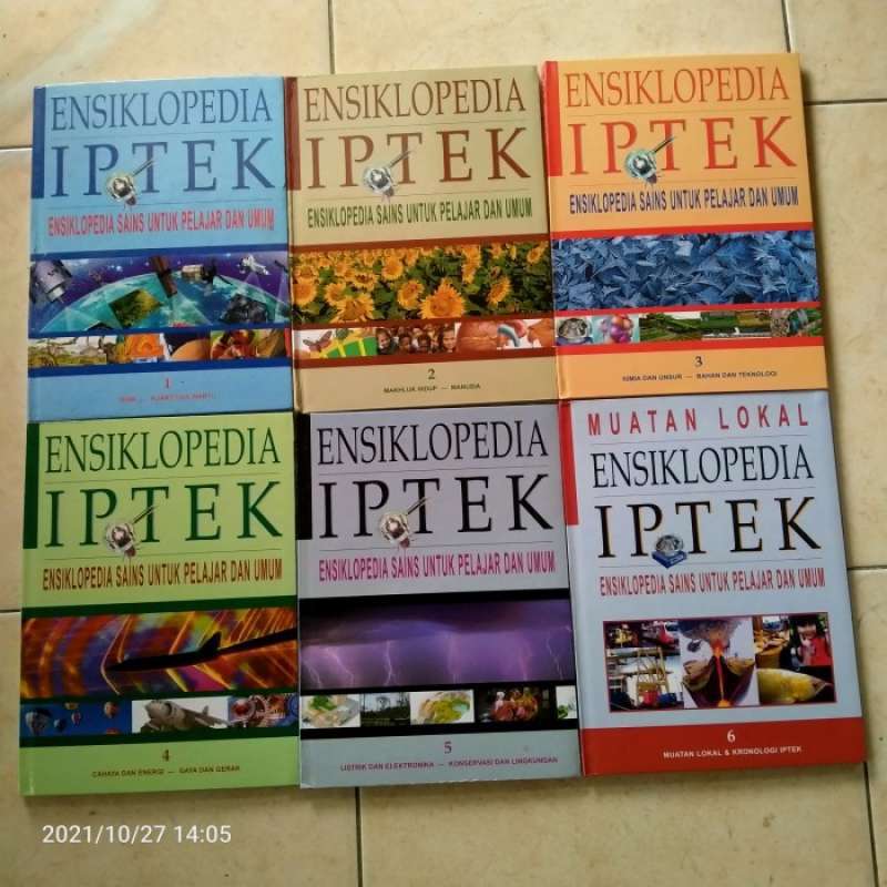 Promo Ori Ori Muatan Lokal Ensiklopedia Iptek Jilid 1 Sampai 6 Hard ...