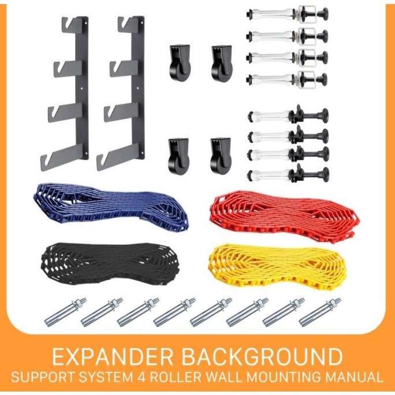 Promo Expander 4 Set Background Bar Manual Stand Kain Layar Roller ...