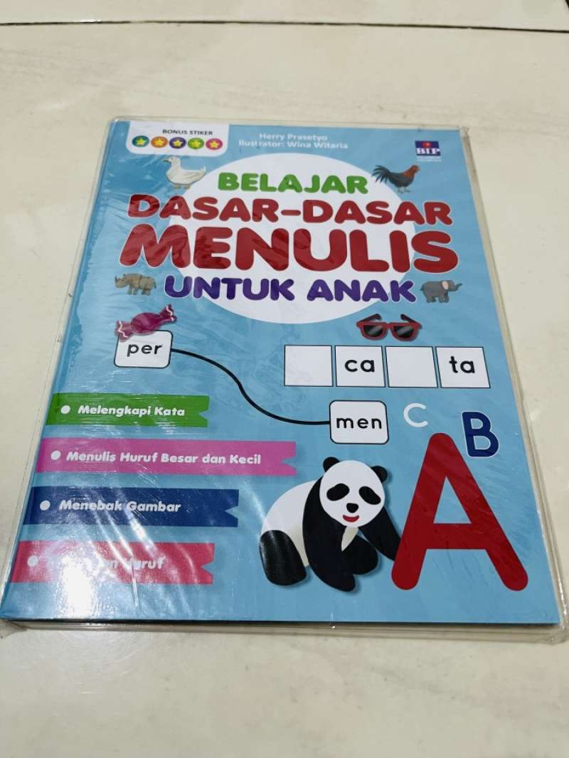 Promo Ori Buku Anak Belajar Dasar Dasar Menulis Untuk Anak Diskon 26% ...