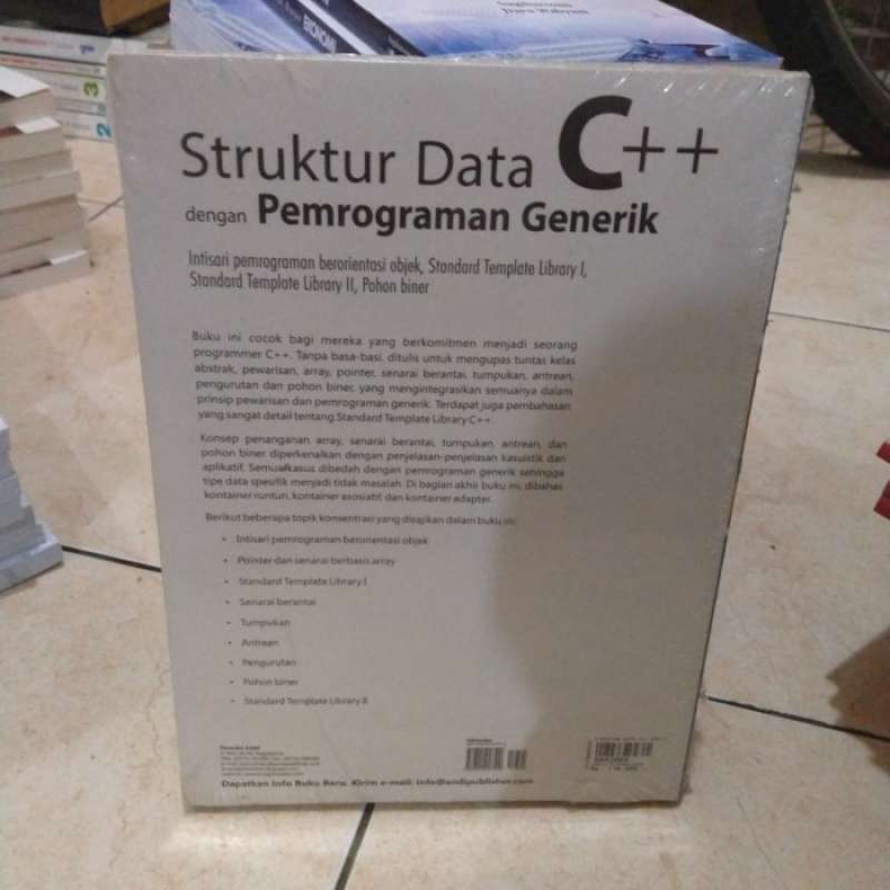 Promo Original Struktur Data C++ Dengan Pemrograman Generik Diskon 26% ...