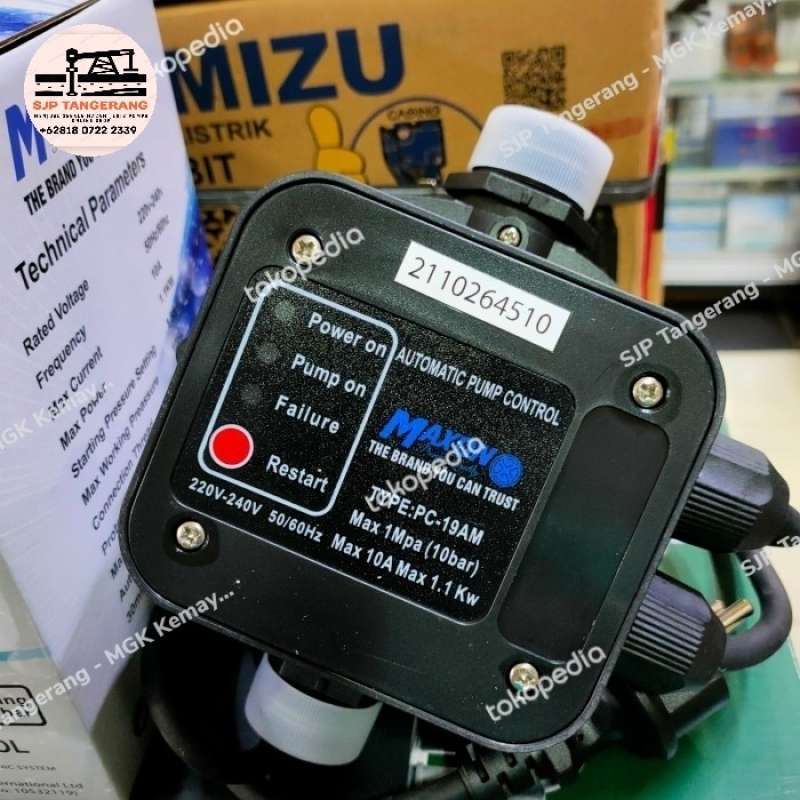 Promo Spare Part Pompa Automatic Pump Control Pc-19am On Otomatis Pompa ...