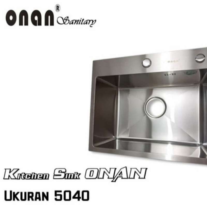 Promo Kitchen Sink Onan 5040 Bak Cuci Piring Minimalis Stainless Sus ...