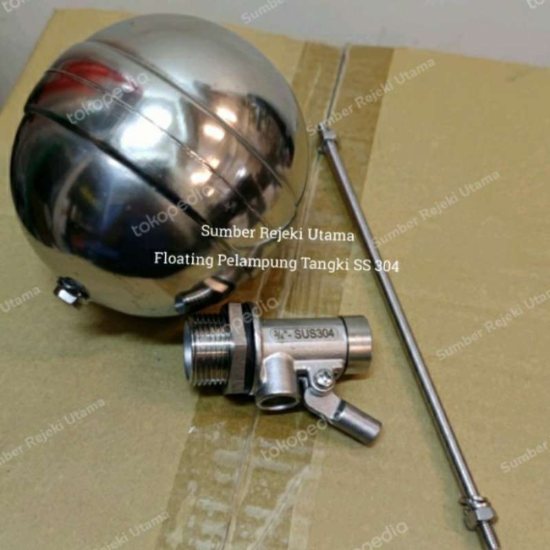 Promo Floating Valve / Pelampung Tangki Stainless Ss 304 Drat 1inch ...